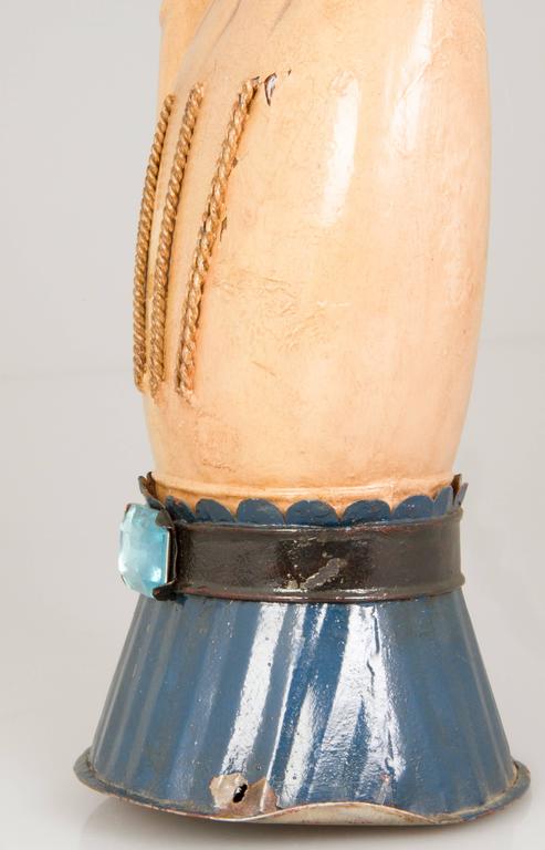 Large Metal Jeweled Hand at 1stDibs