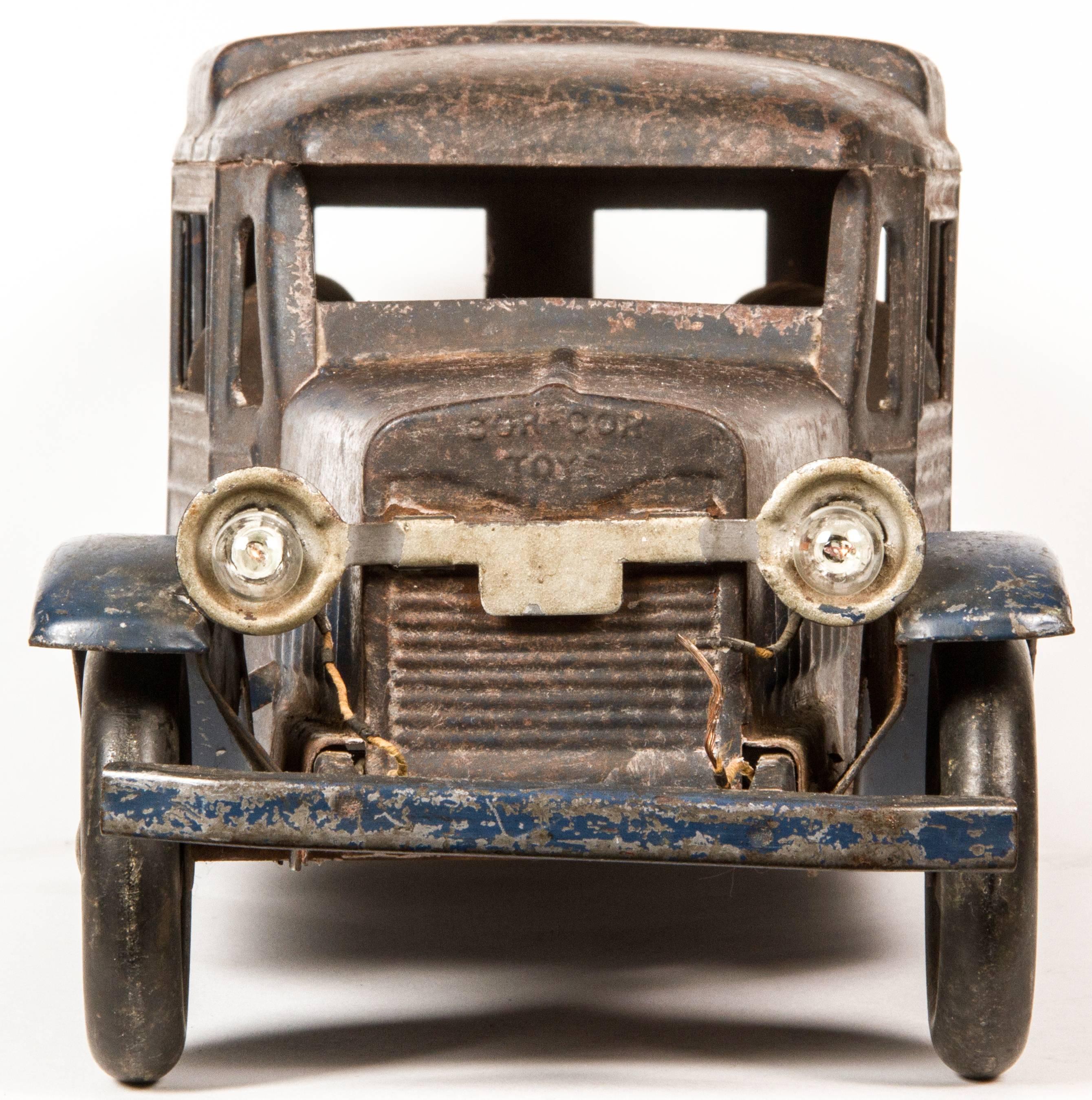 1920s Vintage Cor-Cor Toy Bus with Working Lights at 1stDibs | toy cor ...
