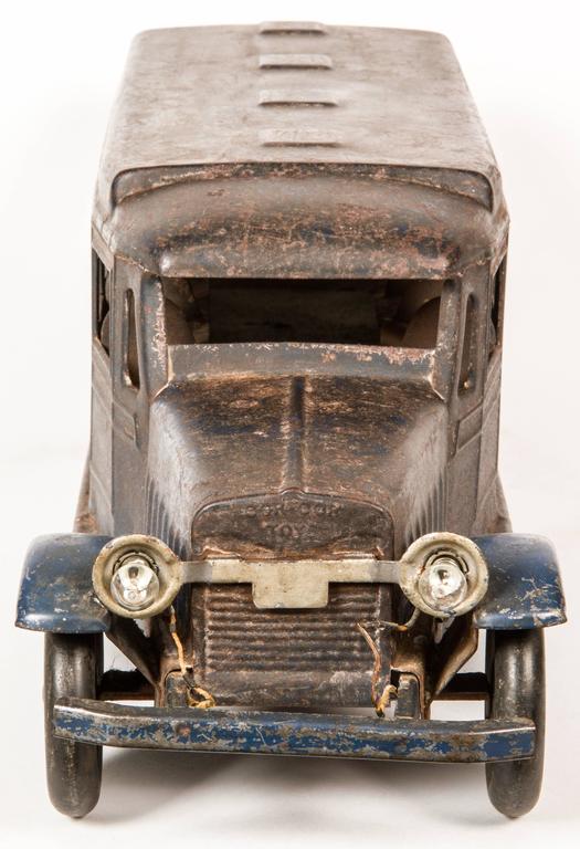 1920s Vintage Cor-Cor Toy Bus with Working Lights at 1stDibs