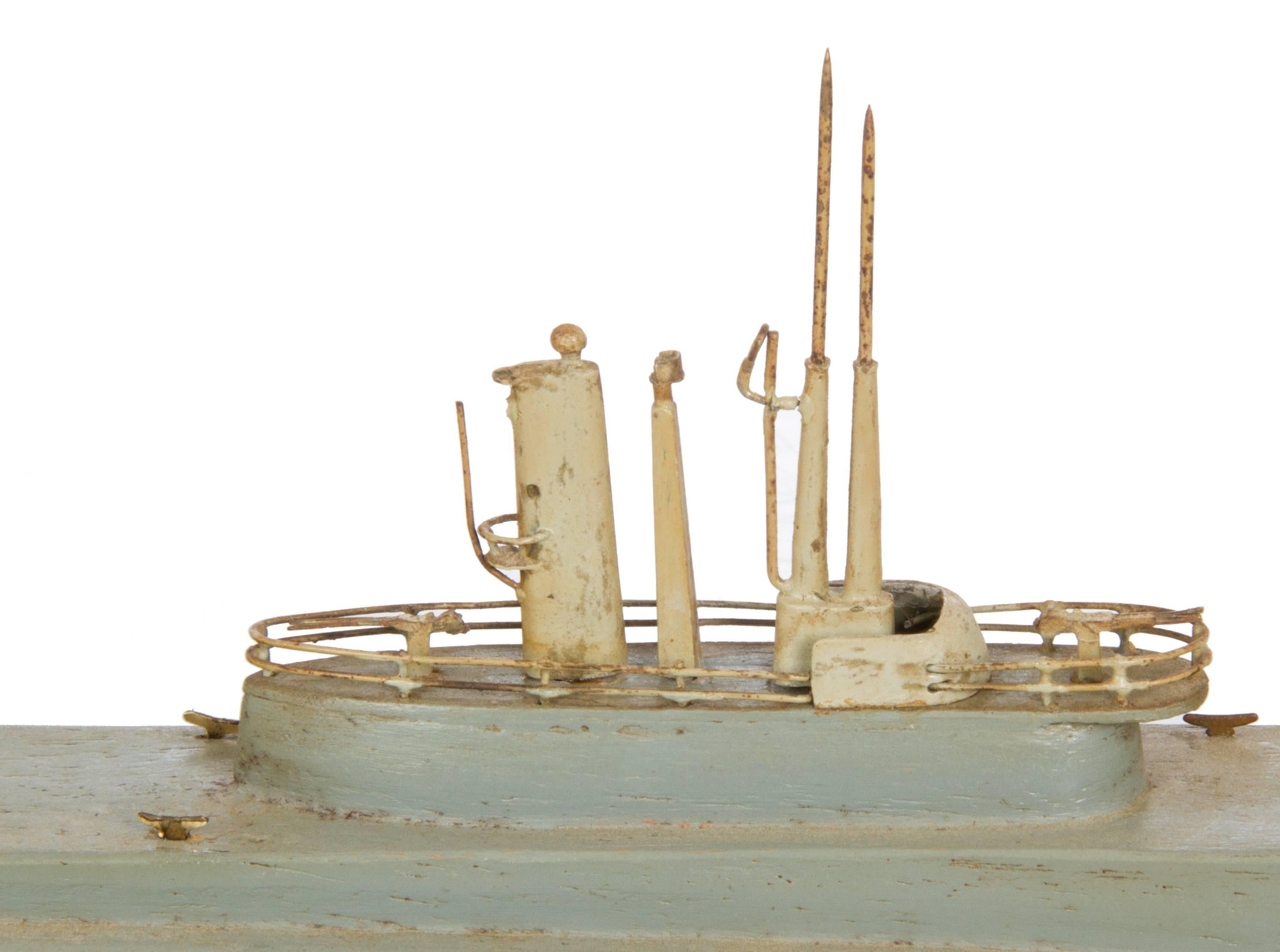 World War II Wooden US Submarine Model For Sale at 1stDibs
