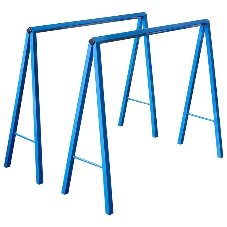 Vintage A-Frame Table Legs, Refinished at 1stDibs