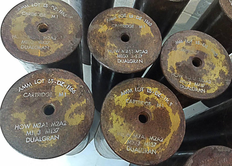 Vietnam Era Howitzer Shell Casings, 1968 at 1stDibs