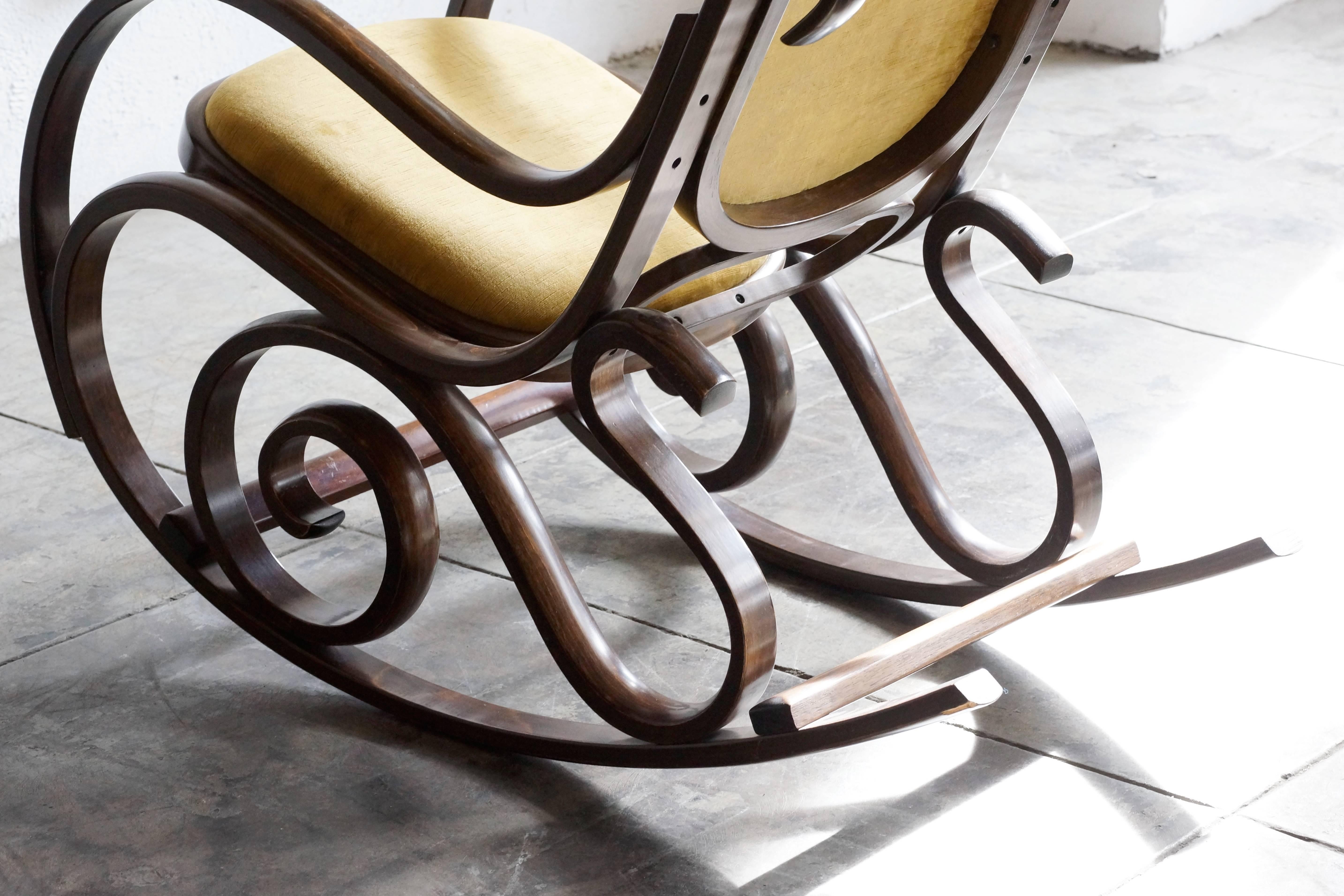 Thonet Style Bentwood Rocking Chair at 1stDibs | rocking chair styles ...