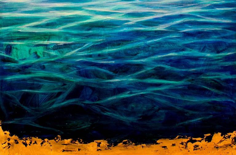 Abstract Seascape Painting at 1stDibs