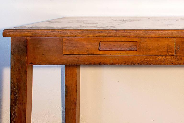 Antique Craftsman Library Table at 1stDibs