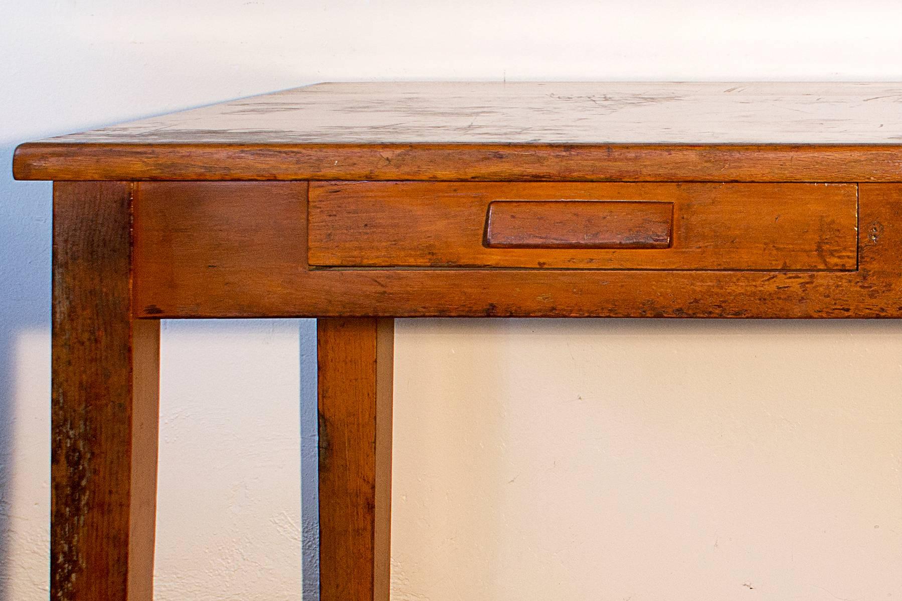 Antique Craftsman Library Table at 1stDibs