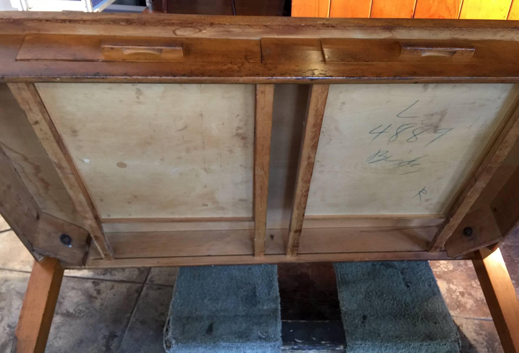 Antique Craftsman Library Table at 1stDibs