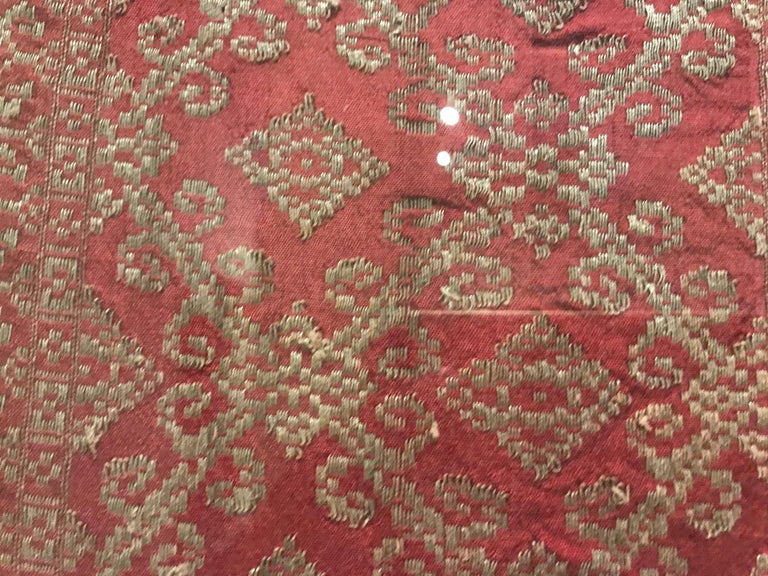 Framed Antique Indonesian Ceremonial Ikat Shawl from Bali For Sale at ...