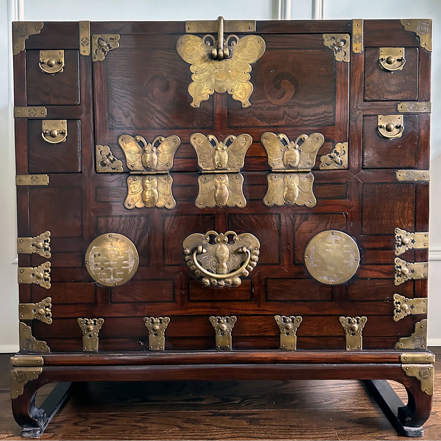 Antique Korean Wedding Bandaji Chest Joseon Dynasty For Sale at 1stDibs