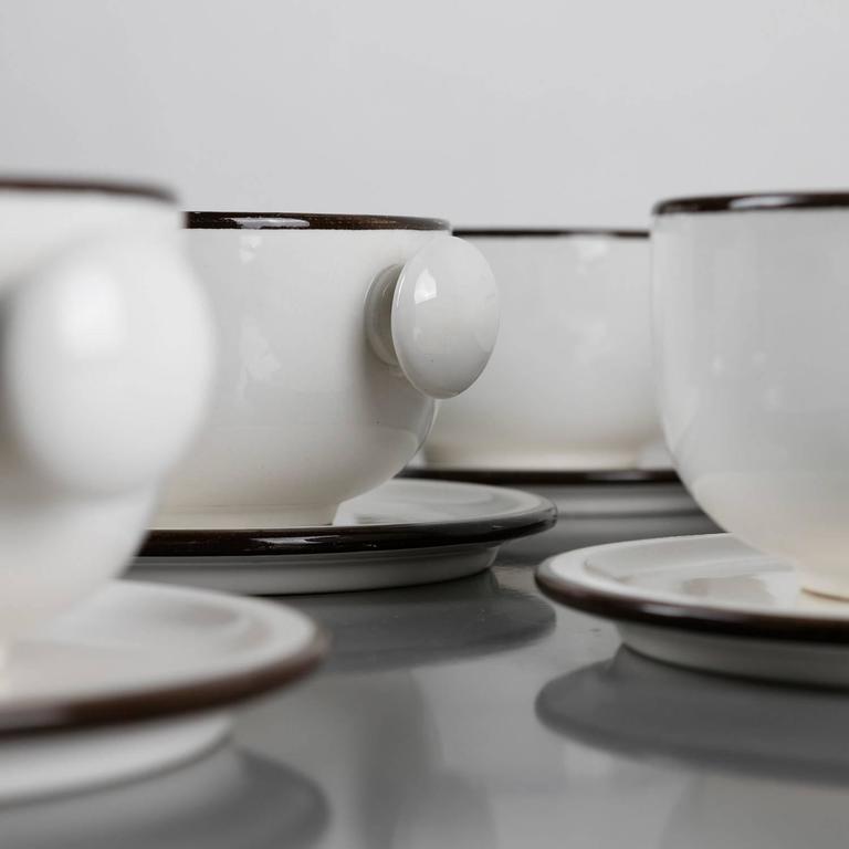 Enzo Bioli Ceramic Dining Set for Il Picchio For Sale at 1stDibs