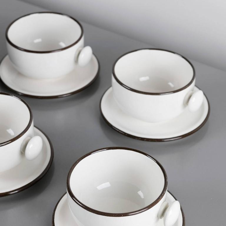 Enzo Bioli Ceramic Dining Set for Il Picchio For Sale at 1stDibs