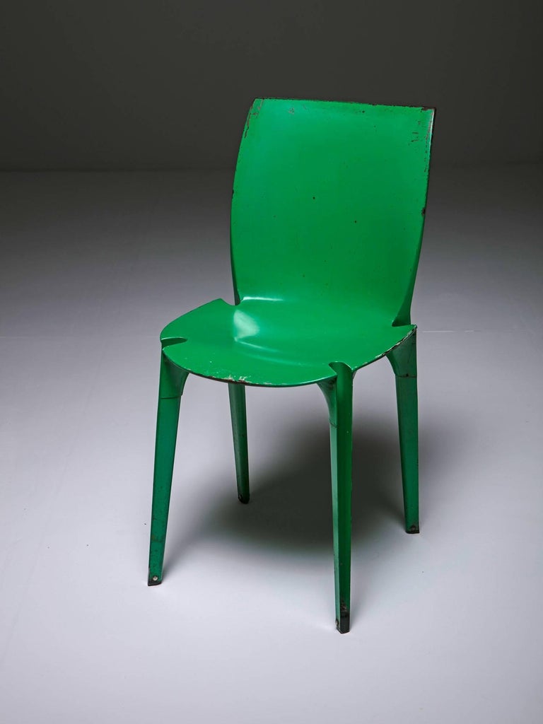 Set of Four "Lambda" Chairs by Richard Sapper and Marco Zanuso for ...