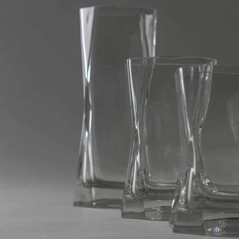 Remarkable Set of 33 "CIBI" Crystal Glasses by Cini Boeri for Arnolfo ...