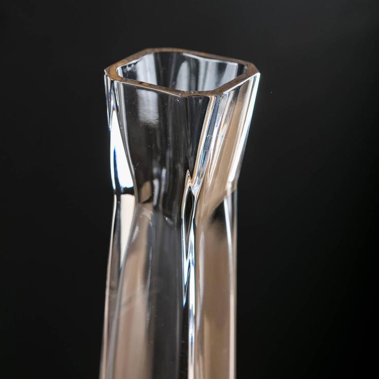 Set of Three "CIBI" Crystal Vases by Cini Boeri for Arnolfo di Cambio ...