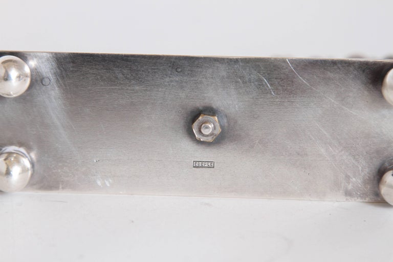 Machine Age Art Deco Eberle Silver Plate Cocktail Pick Set at 1stDibs