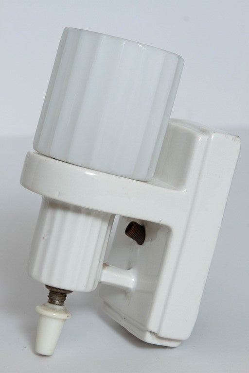 Walter Von Nessen Single Bathroom Fixture for Efco Lite For Sale at 1stDibs
