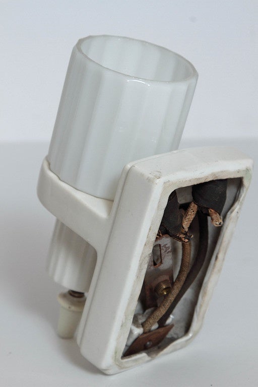 Walter Von Nessen Single Bathroom Fixture for Efco Lite For Sale at 1stDibs