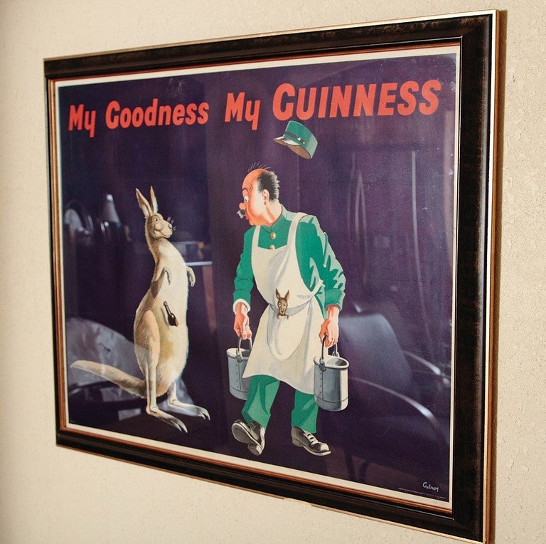 Vintage Large, Signed Guinness Beer Poster by John Gilroy at 1stDibs ...