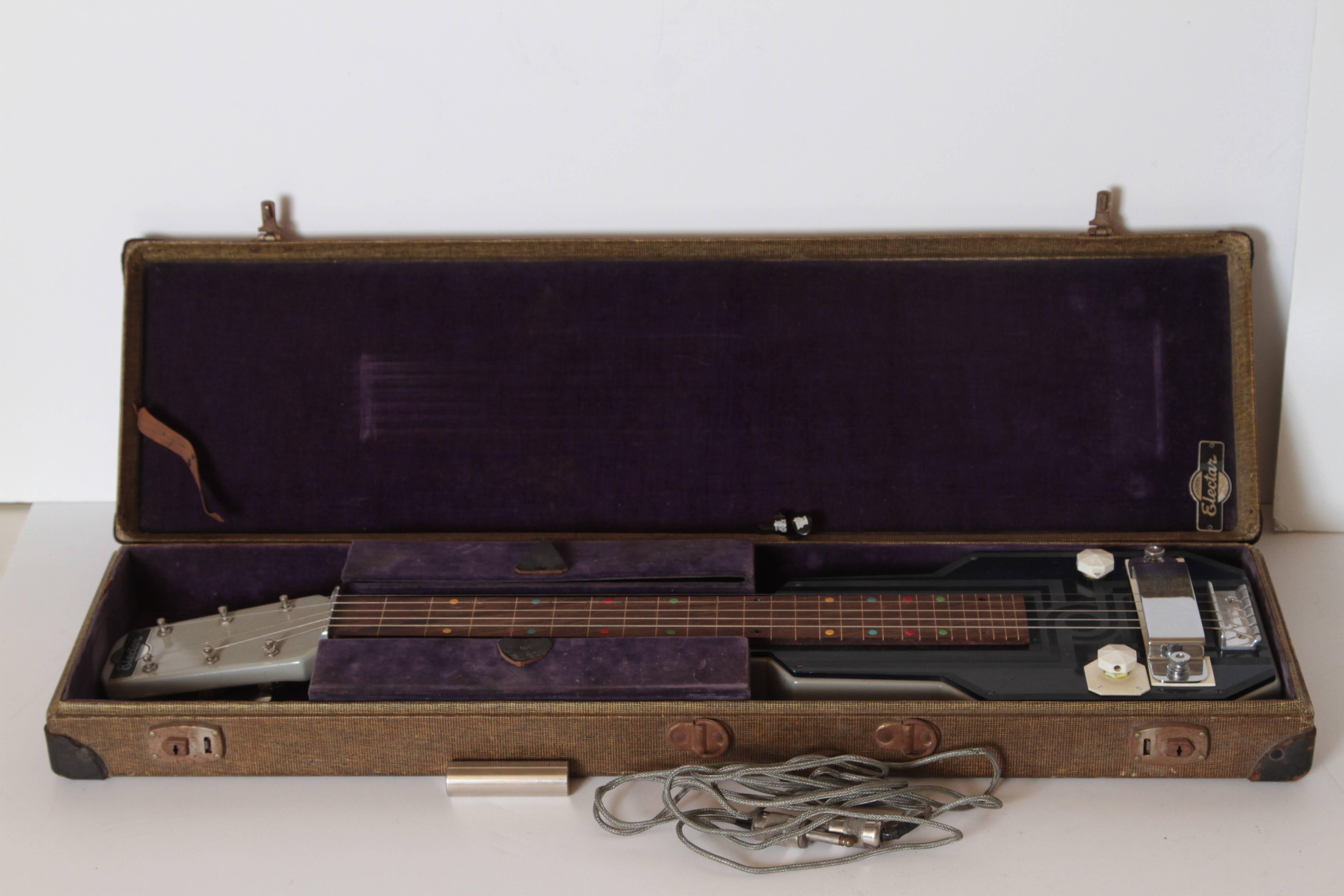 Art Deco Machine Age Epiphone Electar Lap Steel Guitar, Patented Design ...