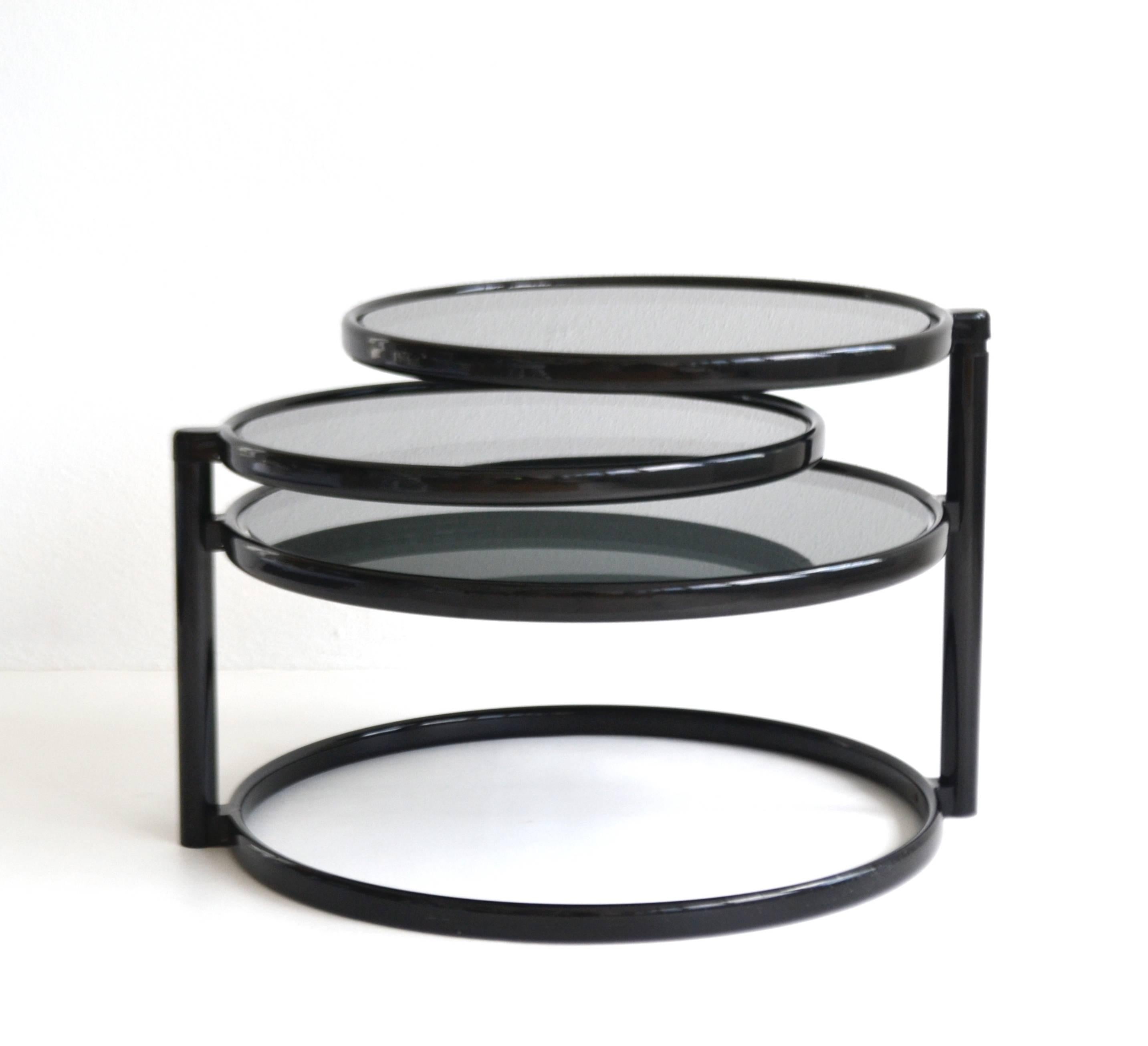 Post-Modern Three-Tier Articulating Side Table at 1stDibs ...