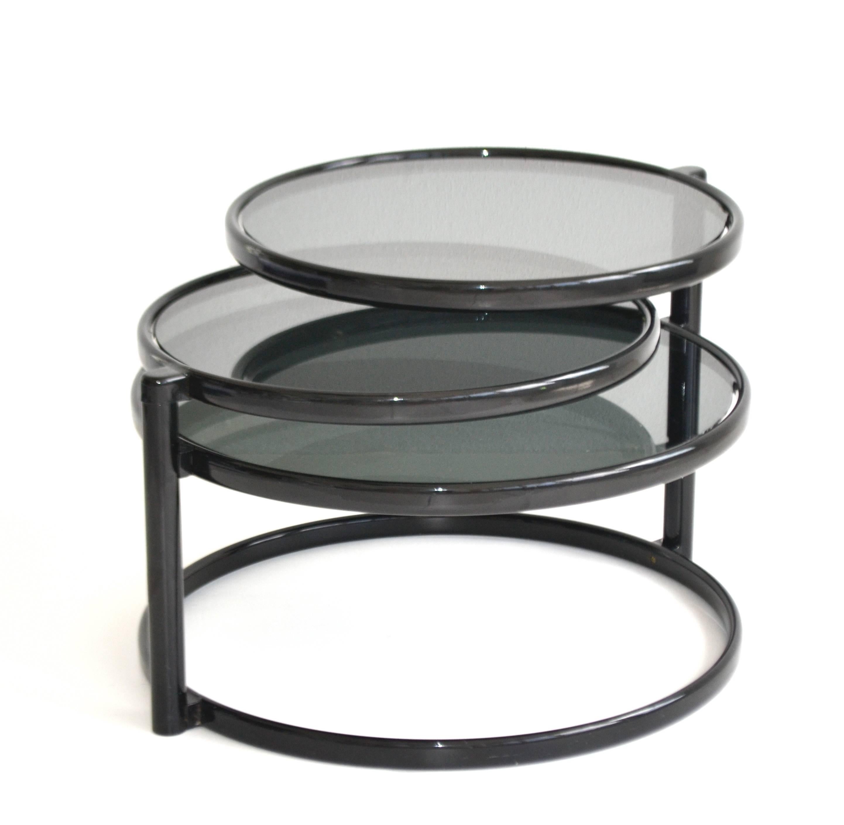 Post-Modern Three-Tier Articulating Side Table at 1stDibs ...
