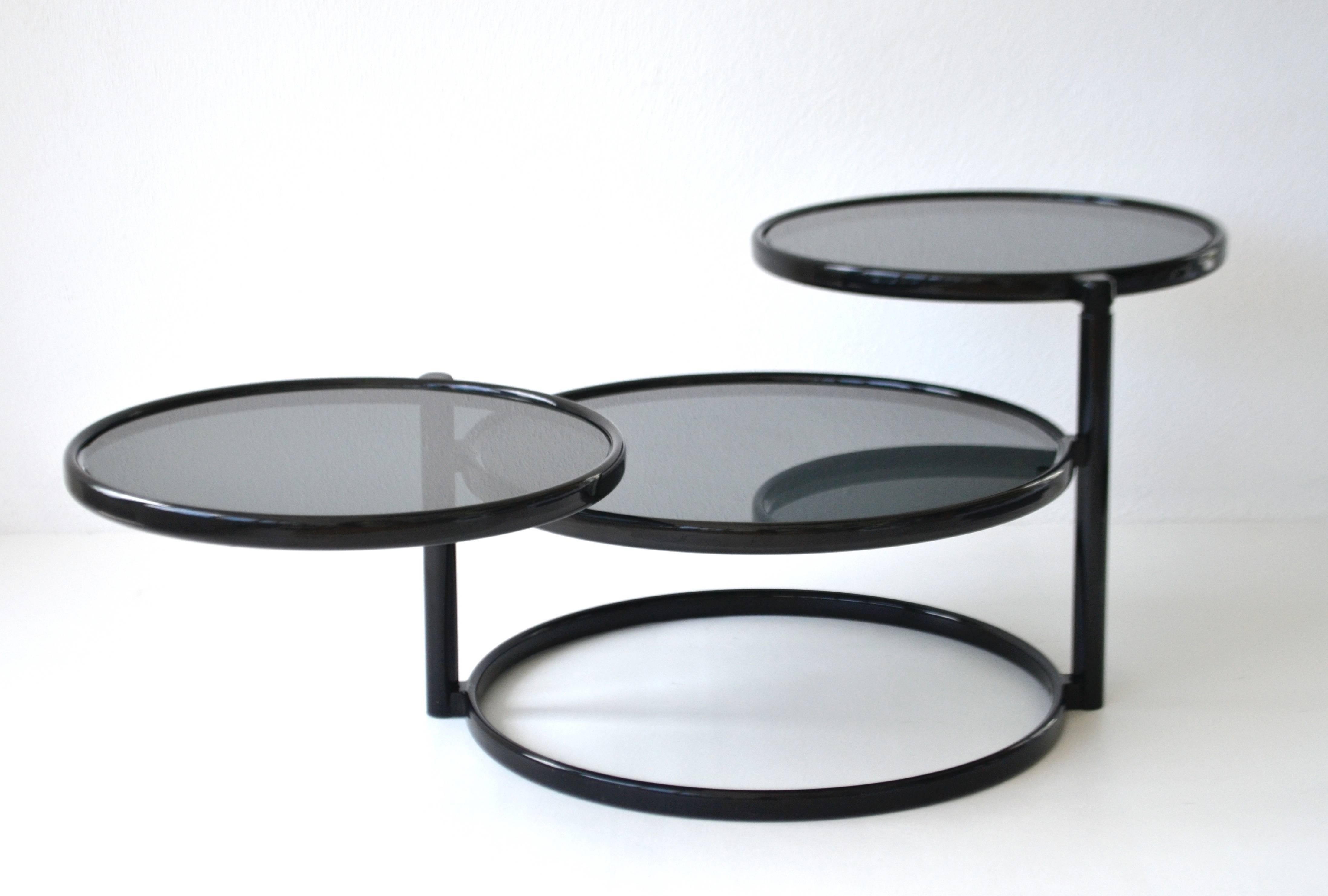 Post-Modern Three-Tier Articulating Side Table at 1stDibs ...