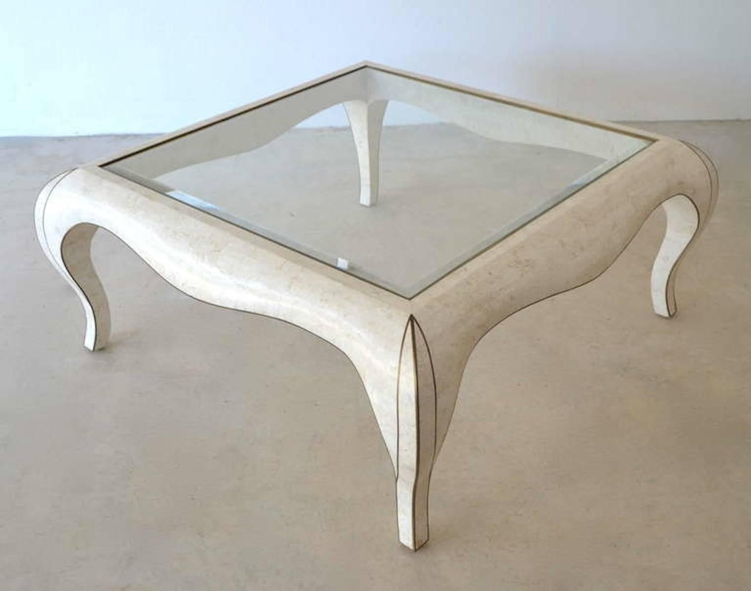 Hollywood Regency Marble Coffee Table For Sale at 1stDibs