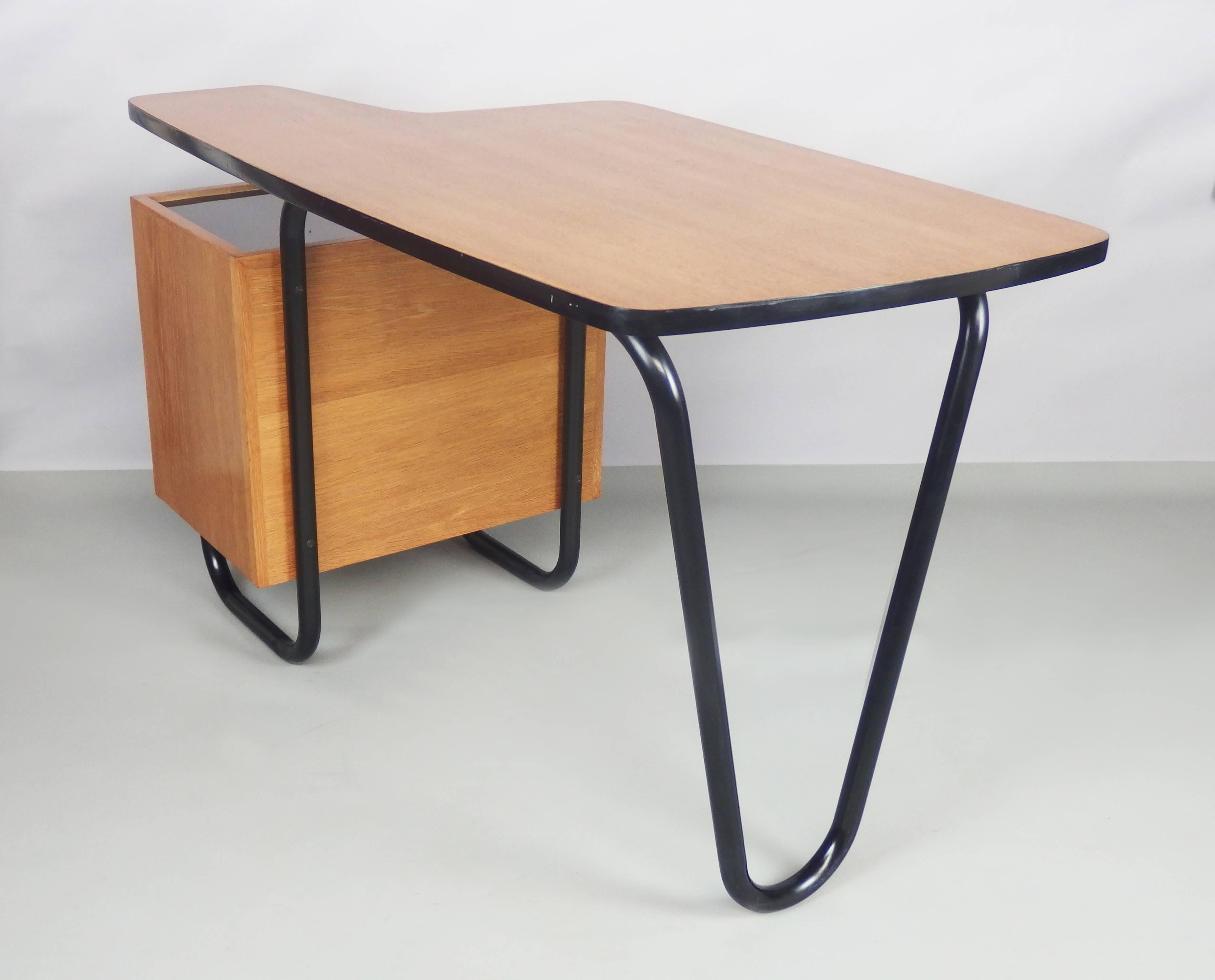 1950s Desk by Jacques Hitier at 1stDibs