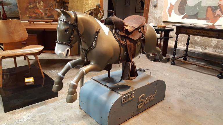 1950s Coin Operated Horse Kiddie Ride at 1stdibs