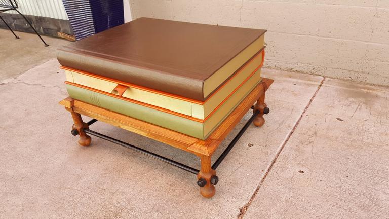 John Dickinson Stacked Books End Table at 1stDibs