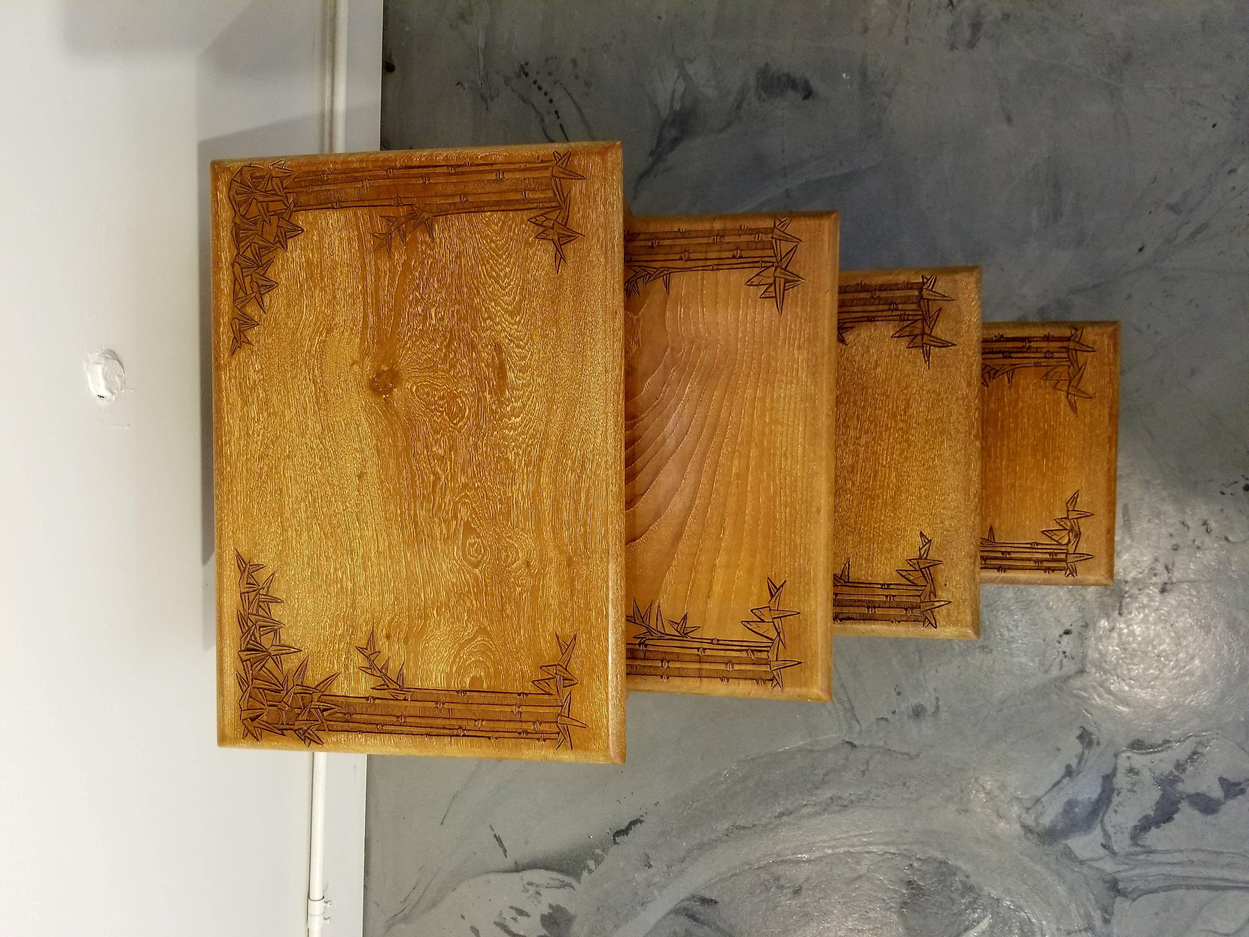 Carved Chinese Nesting End Tables by George Zee at 1stDibs | george zee ...