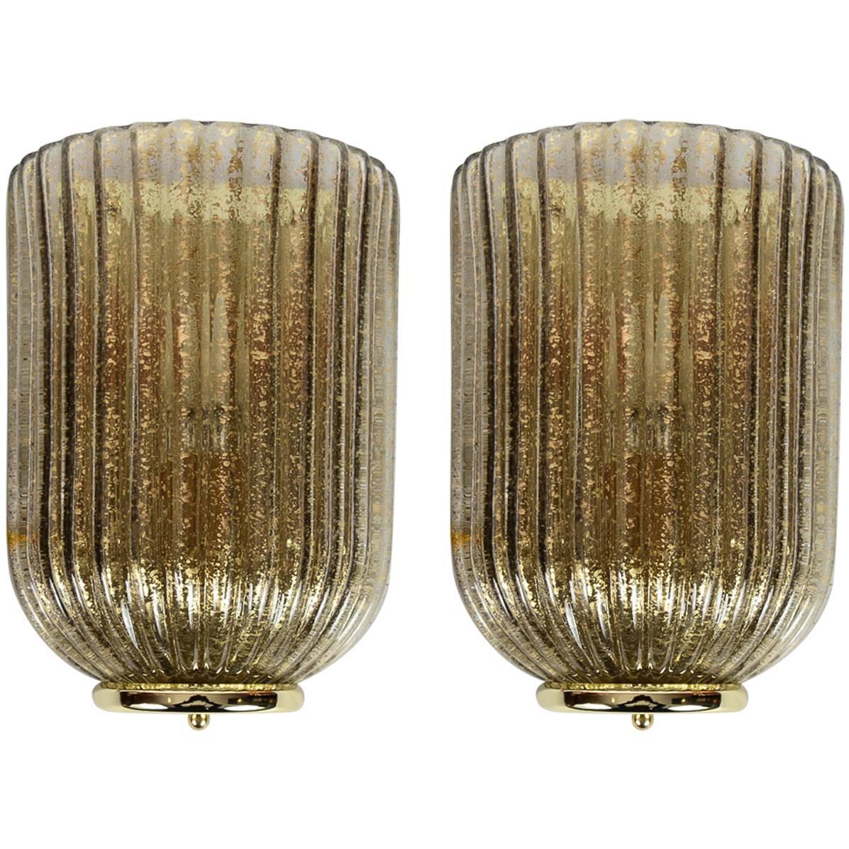 Pair of Murano Glass Sconces at 1stDibs