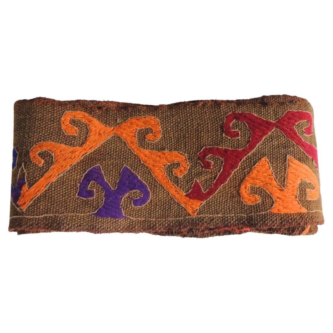 Set of '3' Vintage Silk Embroidered Asian Inspired Silk Decorative ...