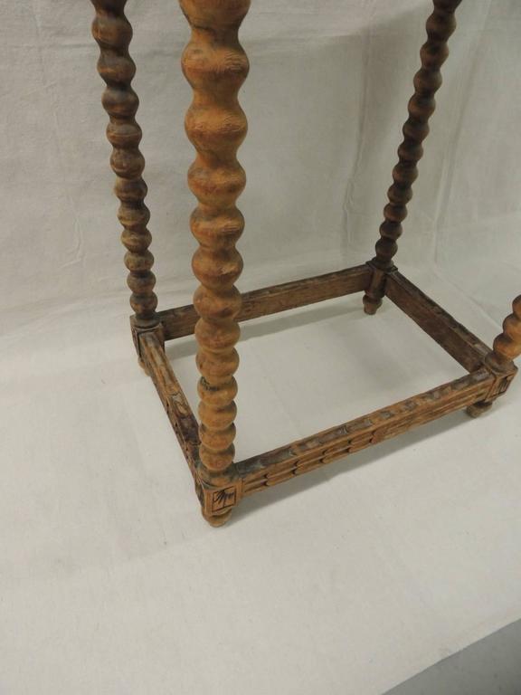 Carved French Country Rustic Wood Side Table at 1stDibs | rustic ...