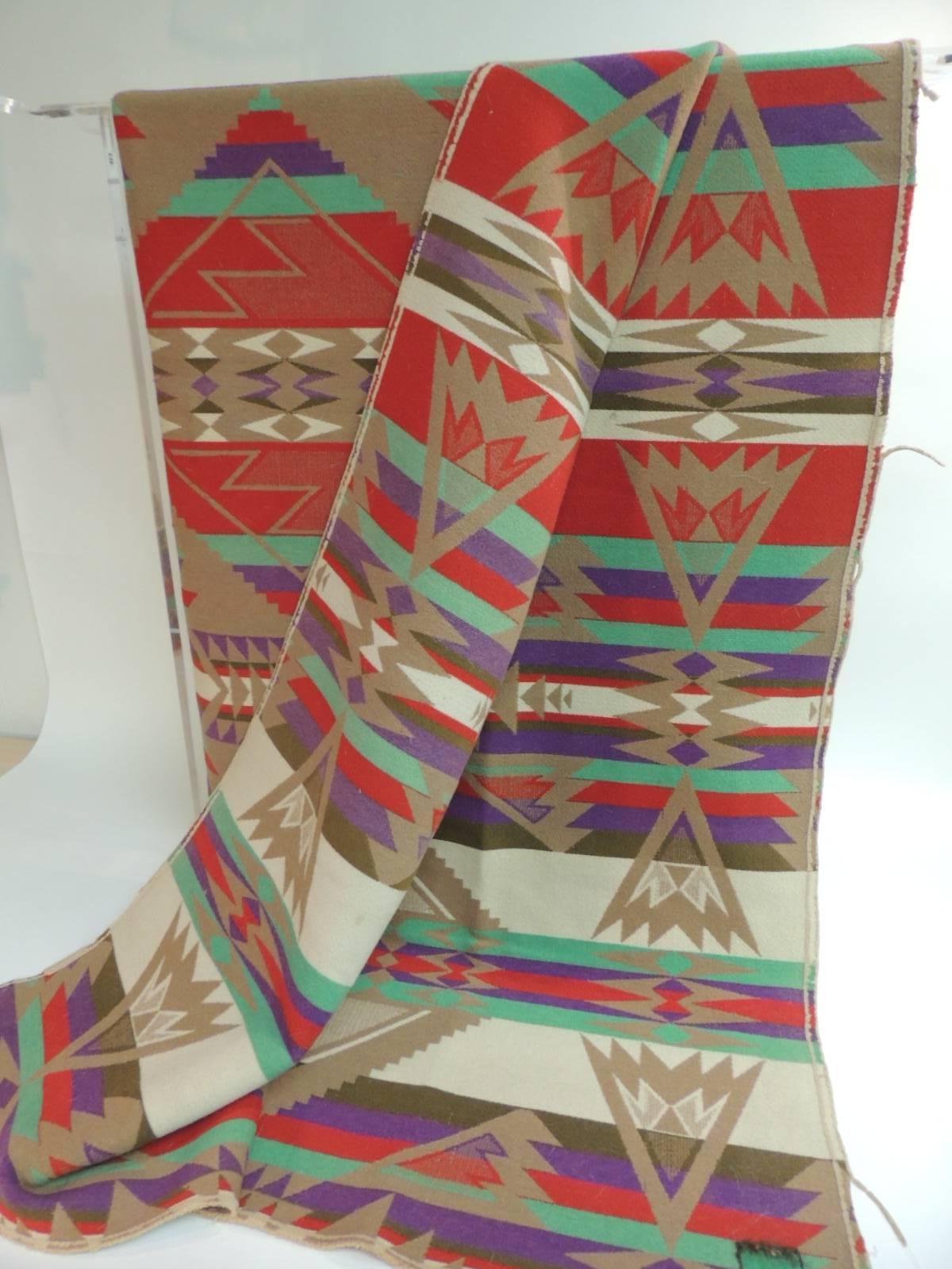 Large Vintage Pendleton Wool Blanket Navajo Style at 1stDibs | vintage pendleton blankets ...