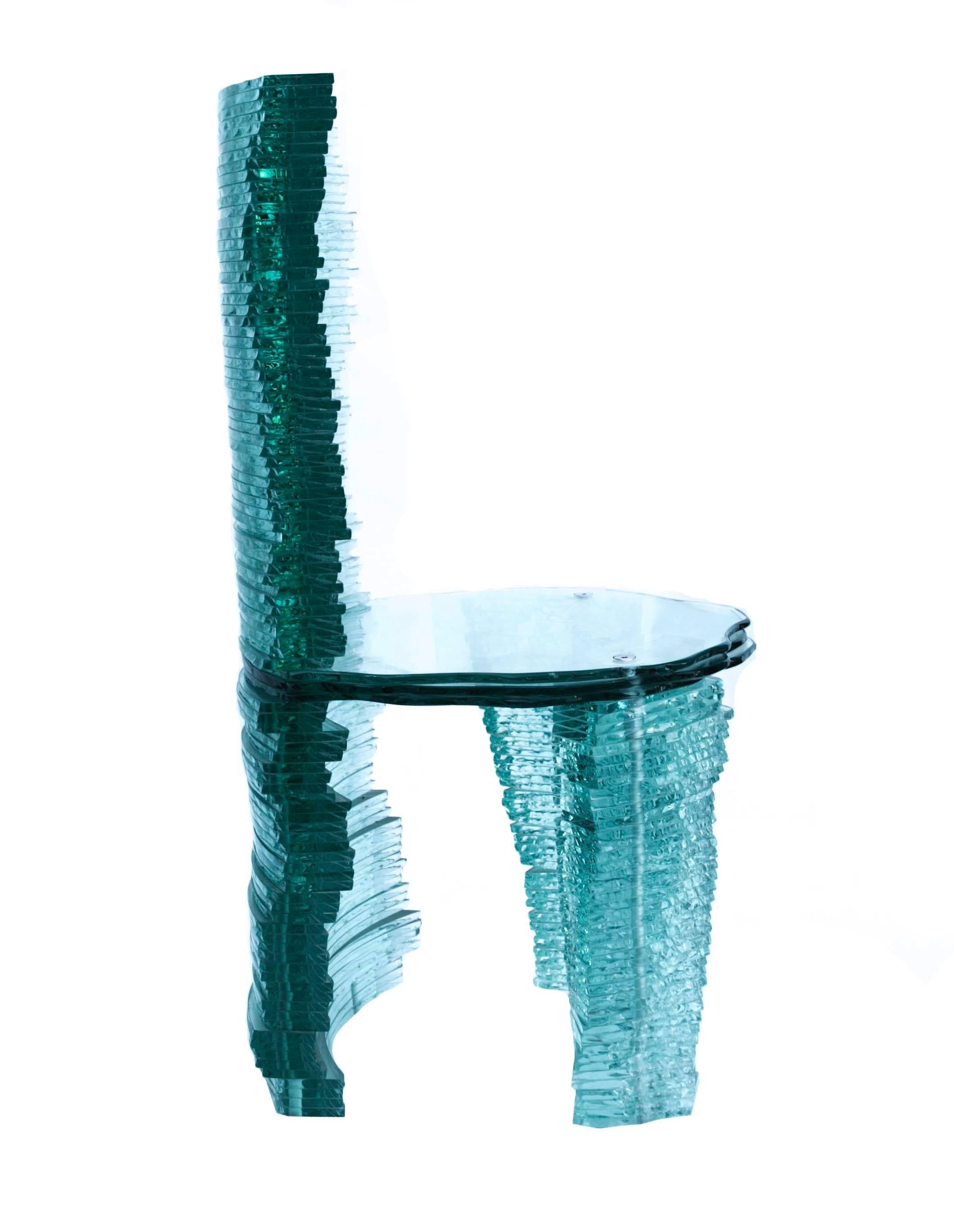 Pair of Vintage Glass Chairs For Sale at 1stDibs | glass chairs for sale