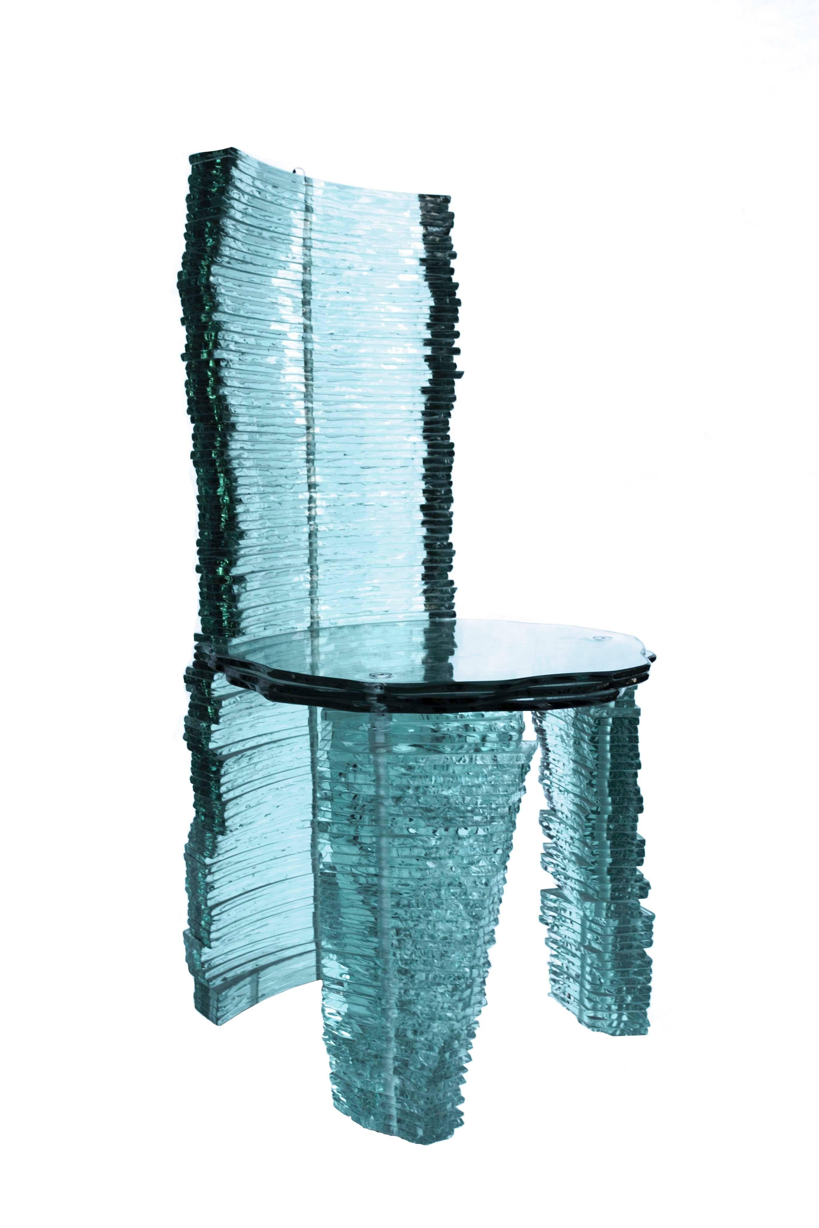 Pair of Vintage Glass Chairs For Sale at 1stDibs | glass chairs for sale