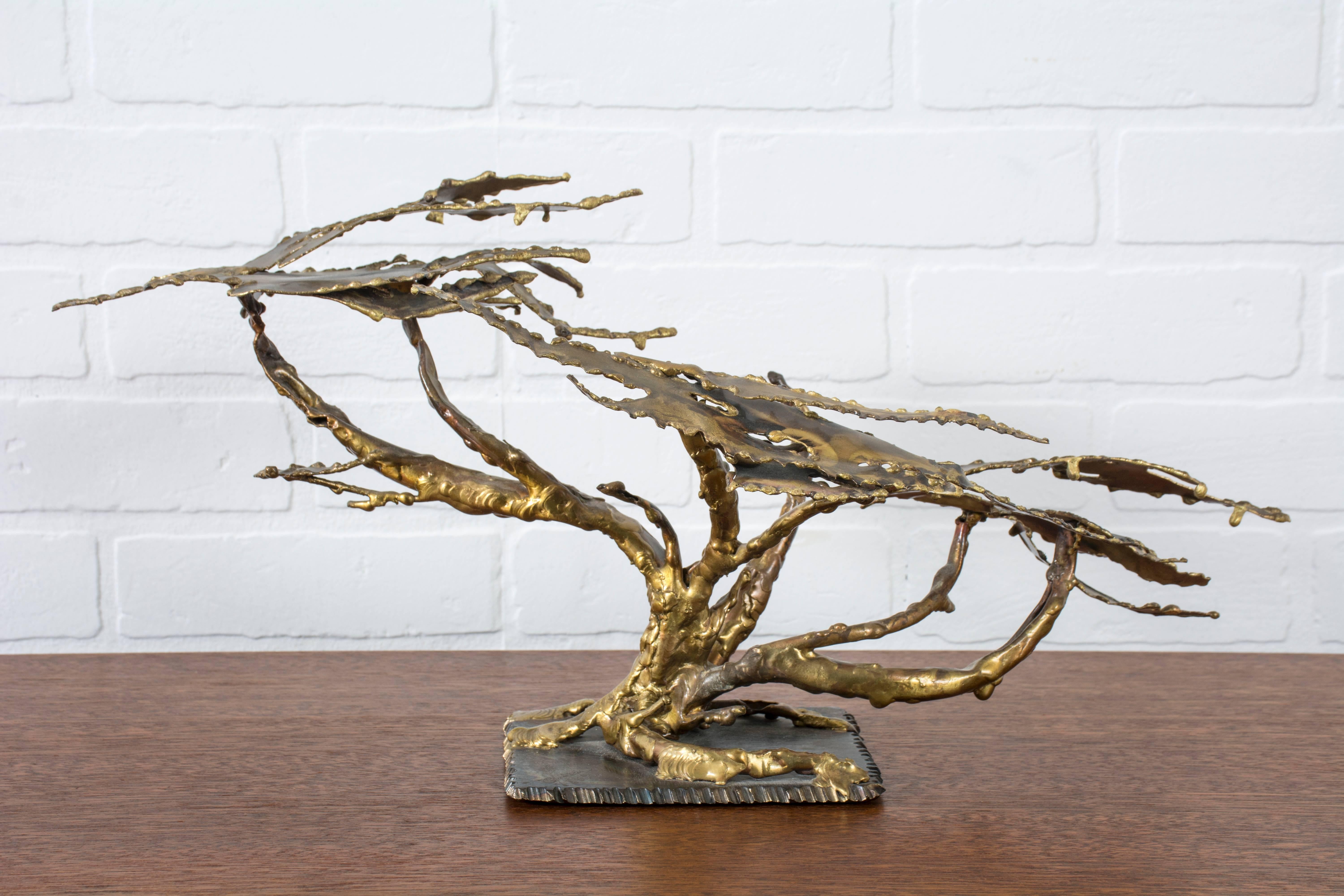 Vintage Metal Sculpture, signed B. Gerdes 1975 at 1stDibs