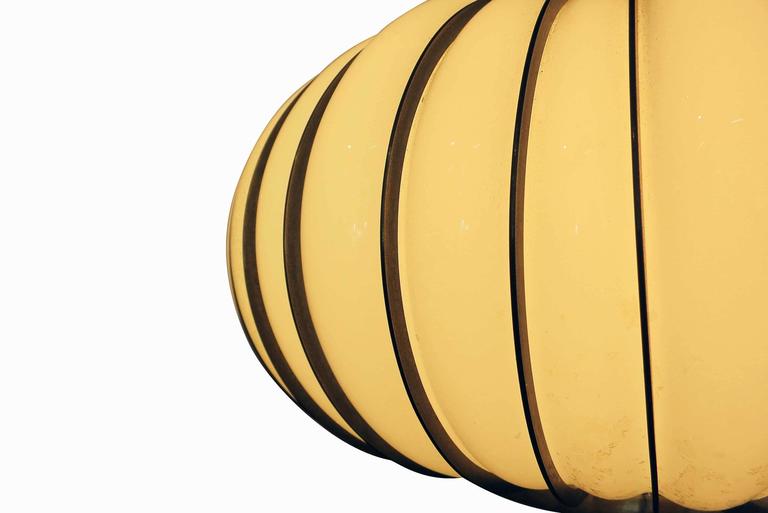 Italian Googie Style Caged Bubble Murano Glass Ceiling Pendant at 1stDibs