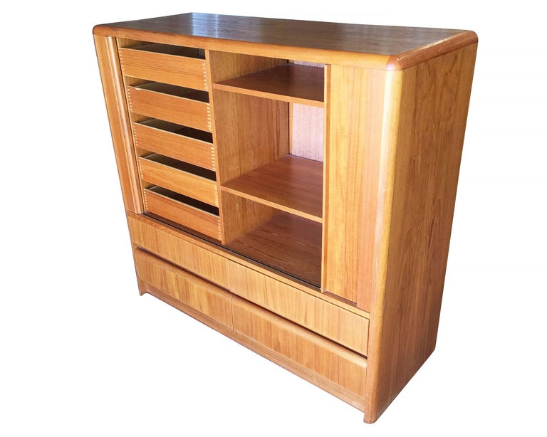 Side Rolling Front Wardrobe w Media Center, Chest of Drawers For Sale ...