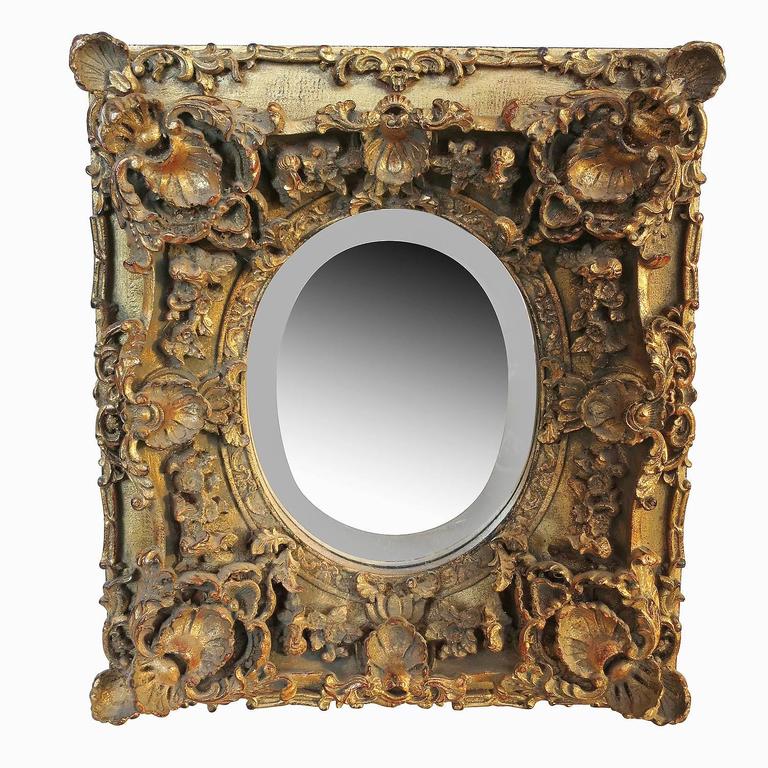 Vintage Rococo Vanity Wall Mirror at 1stdibs