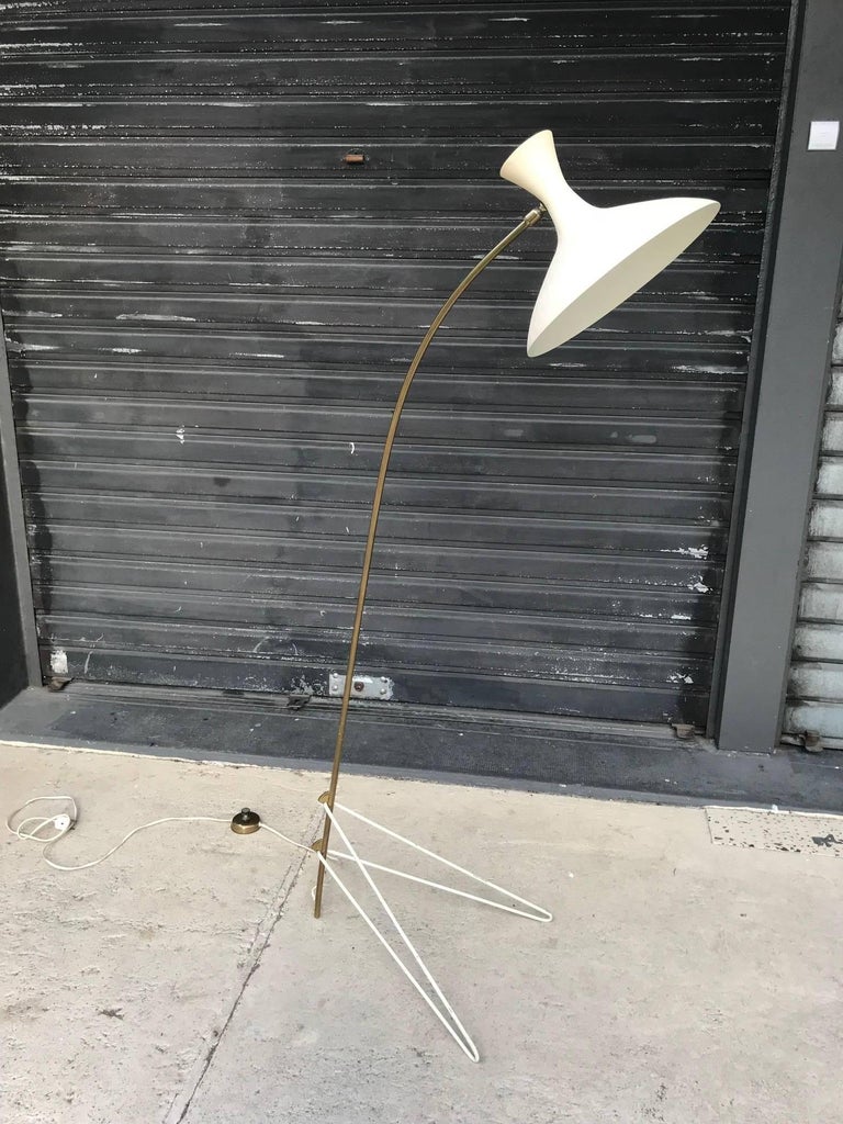 Floor lamp by Louis Kalff For Sale at 1stDibs