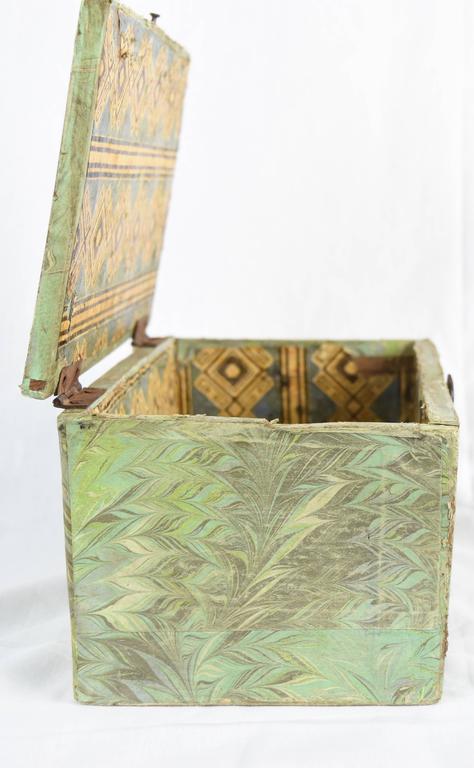1900s Italian Decoupage on Wooden Storage Box at 1stDibs | decoupage ...