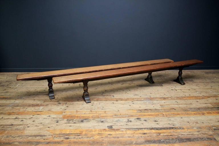 Low School Benches at 1stDibs