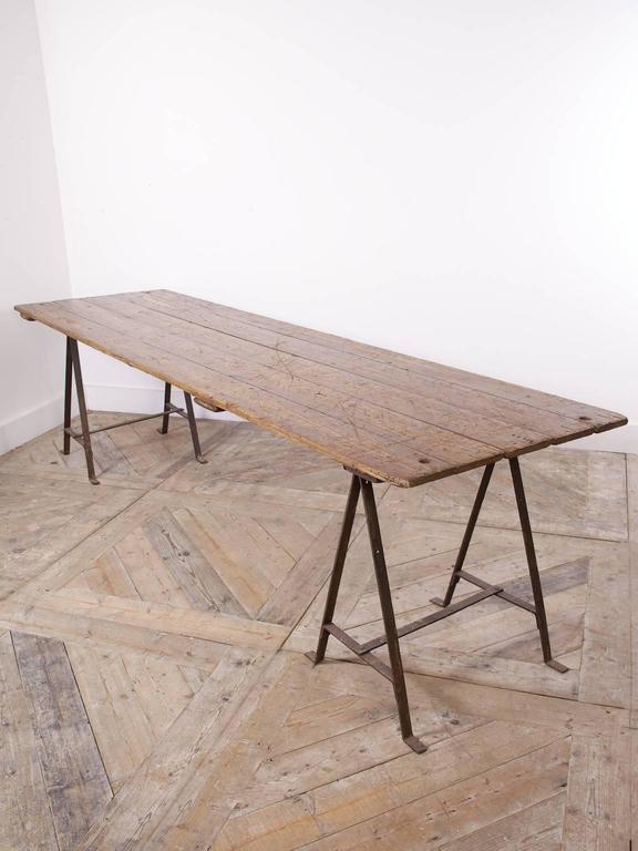 Trestle Table For Sale at 1stDibs