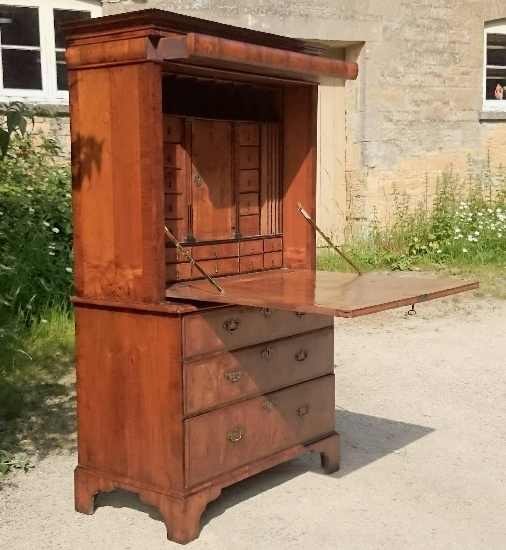 Early 18th Century Antique Escritoire For Sale at 1stDibs | escritoire ...