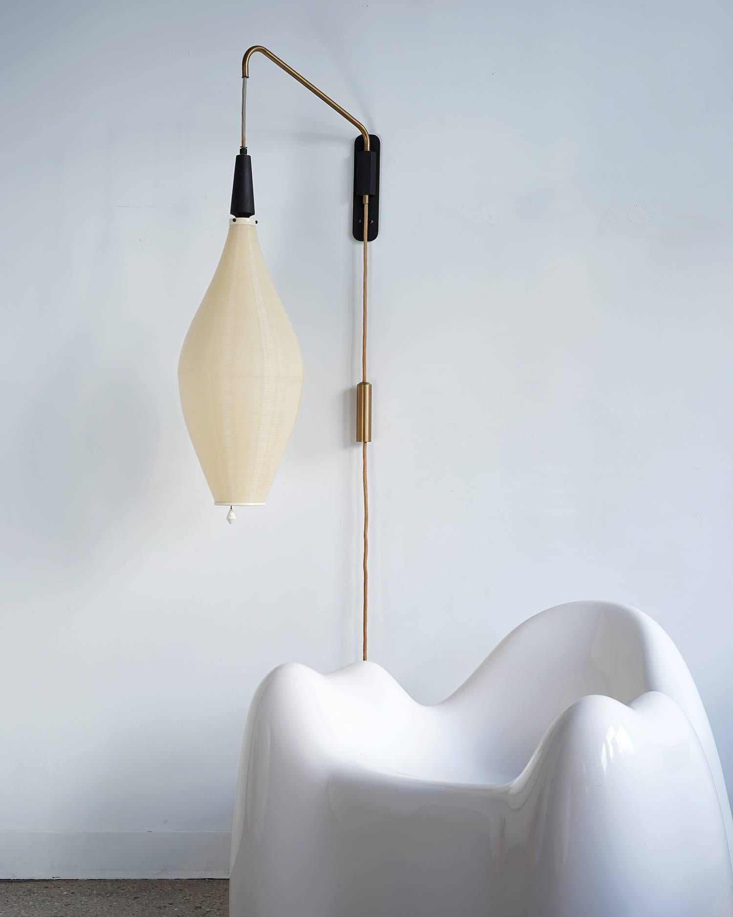 Exceptional Heifetz Rotoflex Sconce at 1stDibs