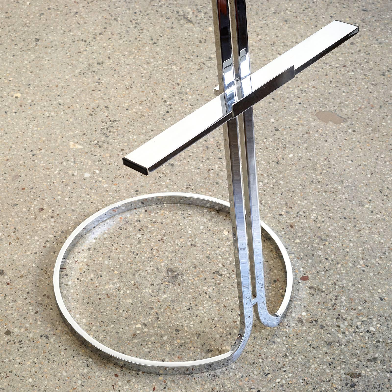 Modern Chrome-Plated Easel at 1stDibs | modern easel stand, chrome easel