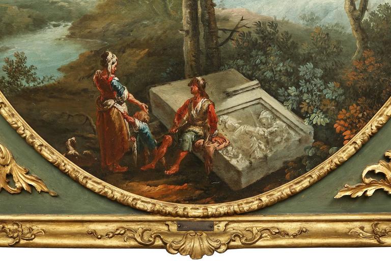 Italian 18th Century Neo-Classical Period Oil on Canvas at 1stDibs