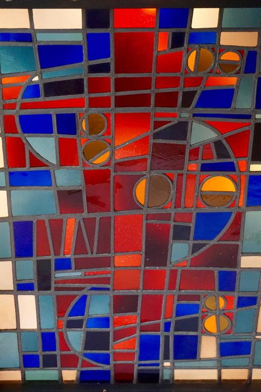 Large Stained Glass Window Panel at 1stDibs | large stained glass ...